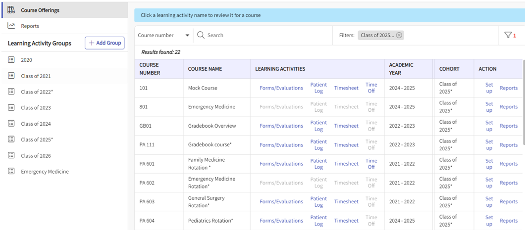 Activating and Reviewing Patient Logs – Exxat