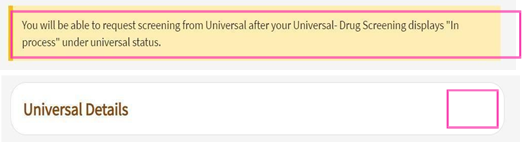 Request Universal Background Check – Exxat