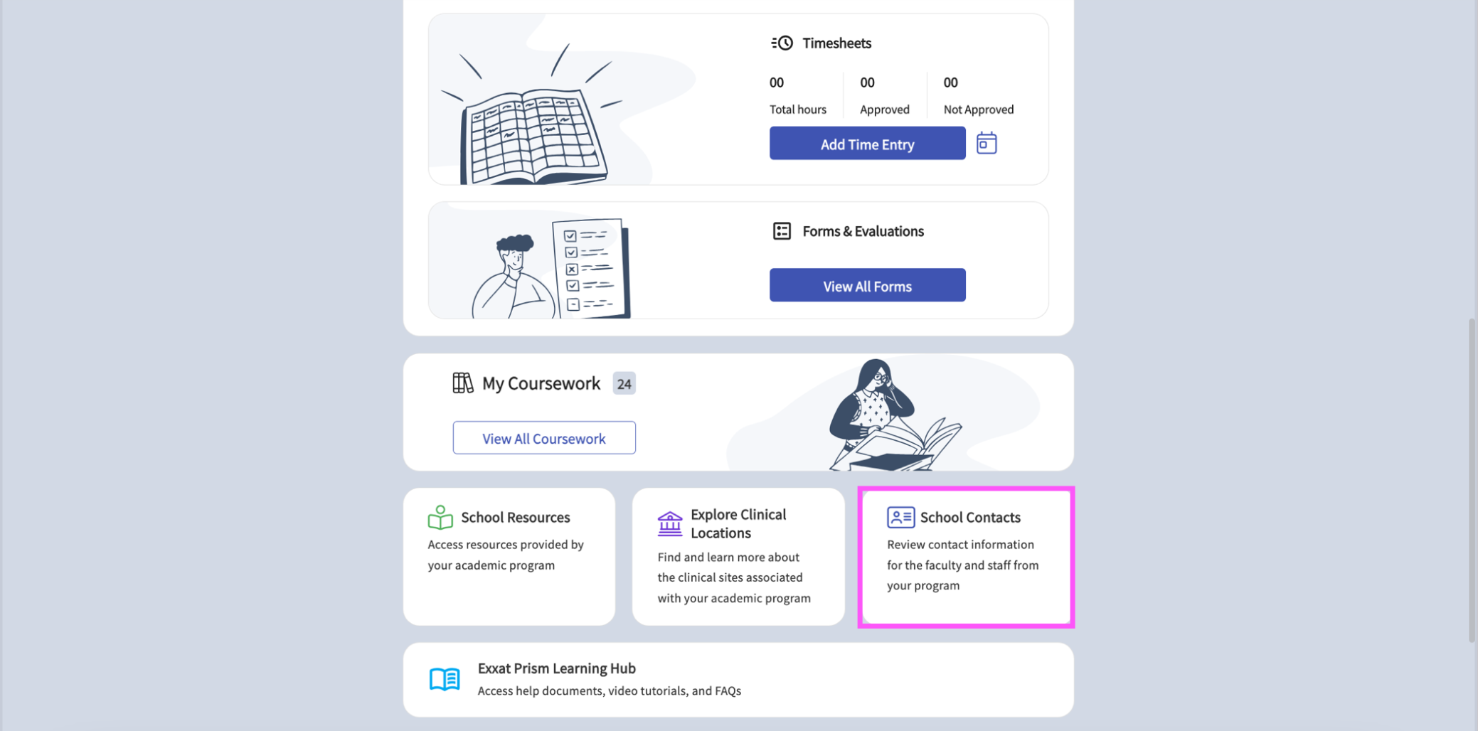 Resources Available – Exxat