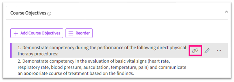 Adding, Editing & Deleting Linking in Courses for Curriculum Mapping [For Faculty] – Exxat