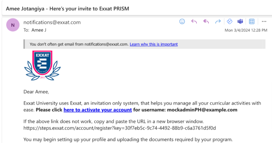 Navigating Exxat Prism – Exxat